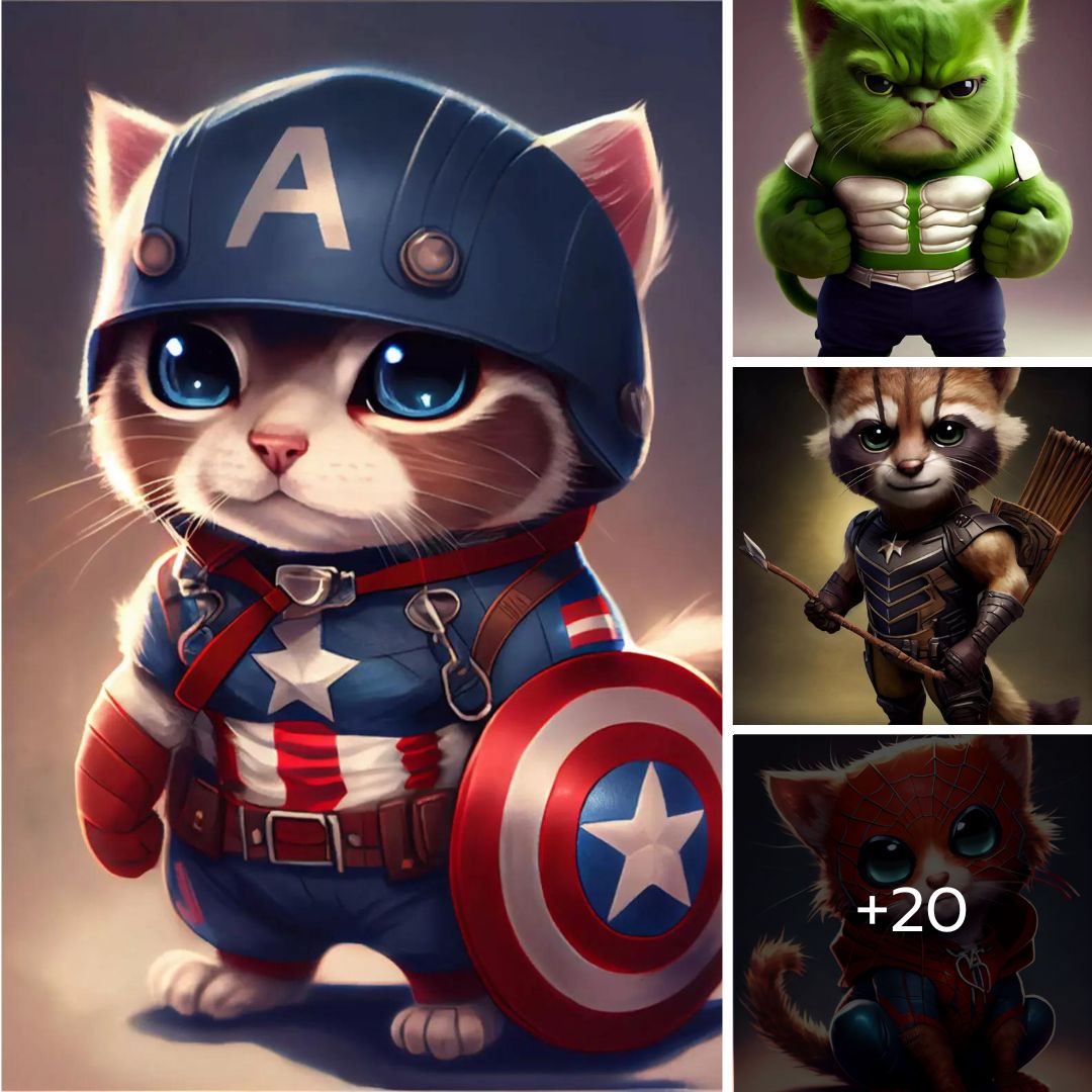 Created by AI: Marvel Cat Characters - Netizens VN